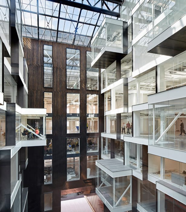 Inside Studio RHE's Alphabeta building - OnOffice | Design at Work