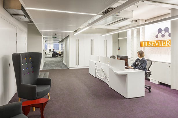Grown-up new workspace for academic tech firm - OnOffice | Design at Work