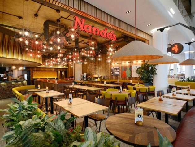 Enigma Lighting Design and Supply Lighting for Nando’s at Southampton ...