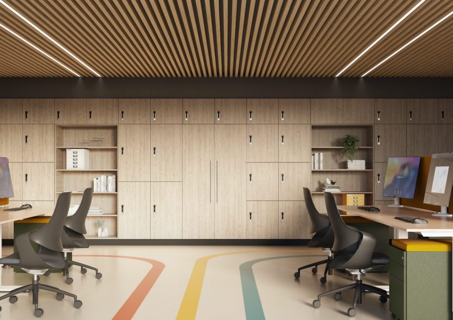 LockerWall: Designed to fit around you - OnOffice | Design at Work