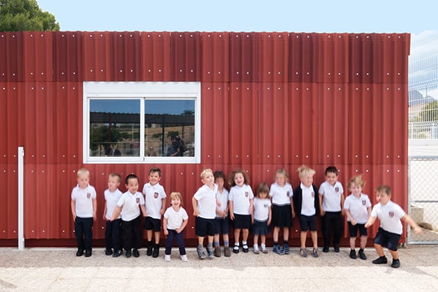 Estudio B transforms a school in Spain with a clever, colourful new ...