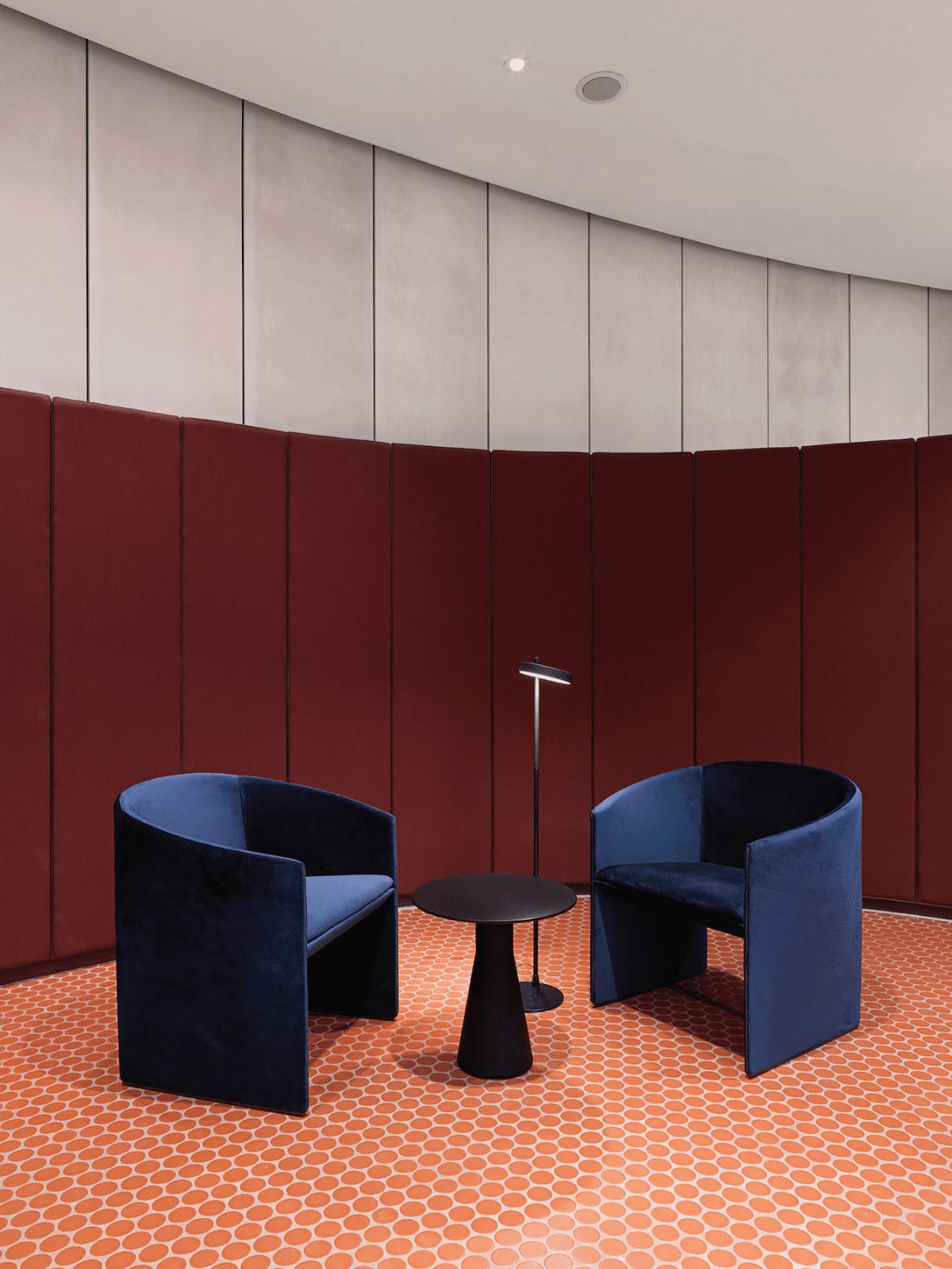 Universal Design Studio combines textured materials and local artwork ...