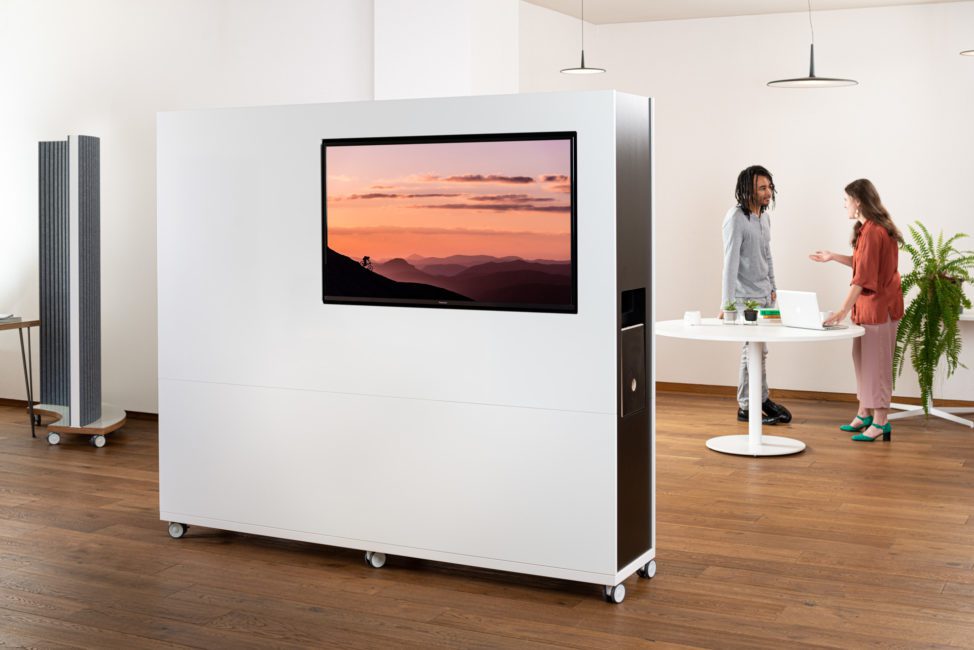Create collaboration corners with ThinkingWall® mobile walls from ...