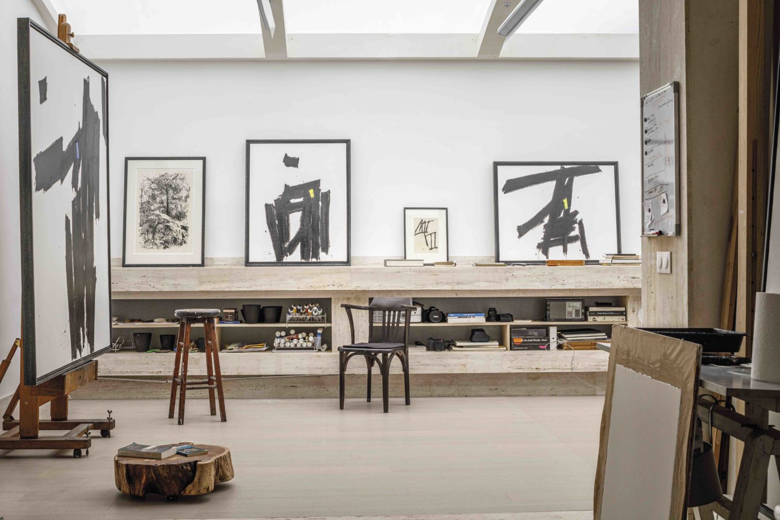 Casablanca-based Studio BO design a light filled studio for artist Rabi ...