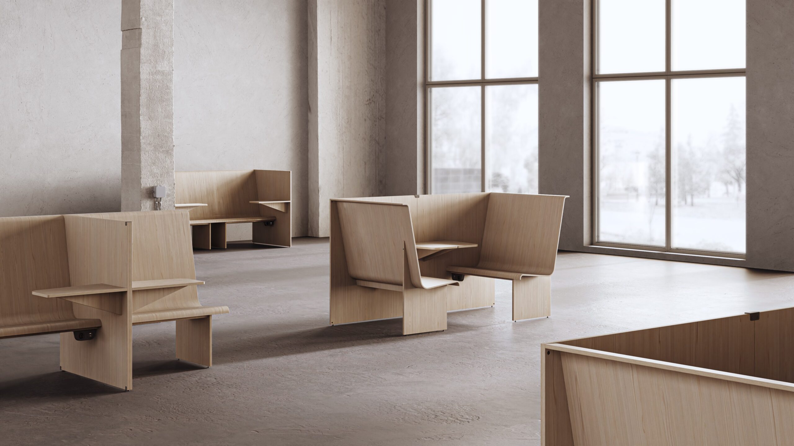 An homage to the cubicle: a new seating system that encourages ...