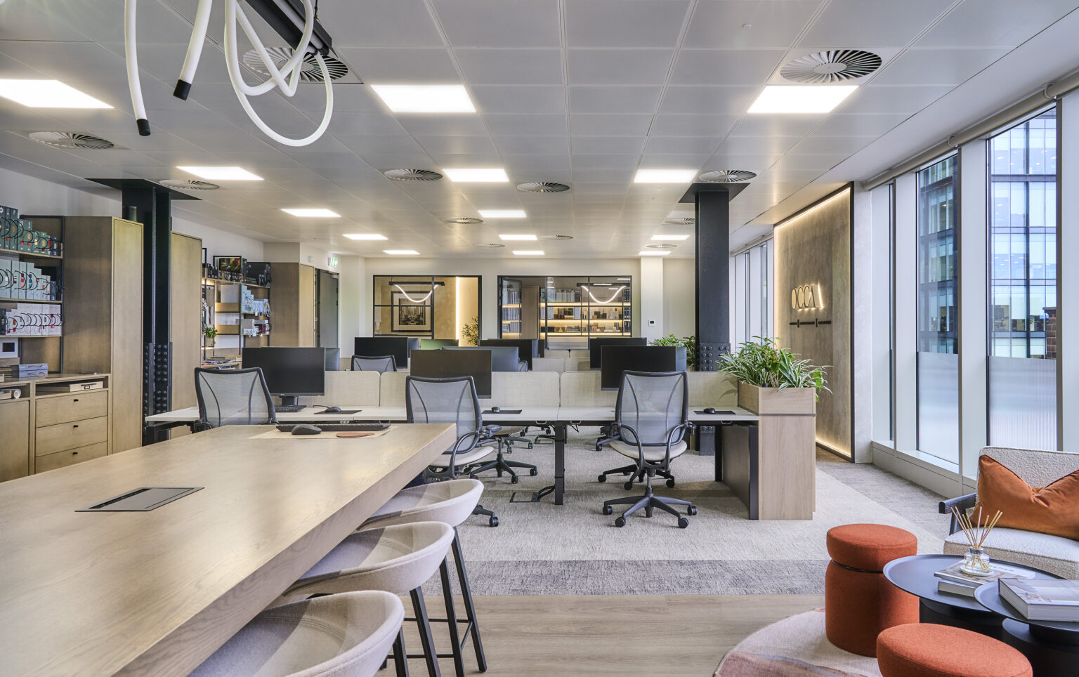 OCCA's new open-plan studio situated in Glasgow embodies the studio's ...